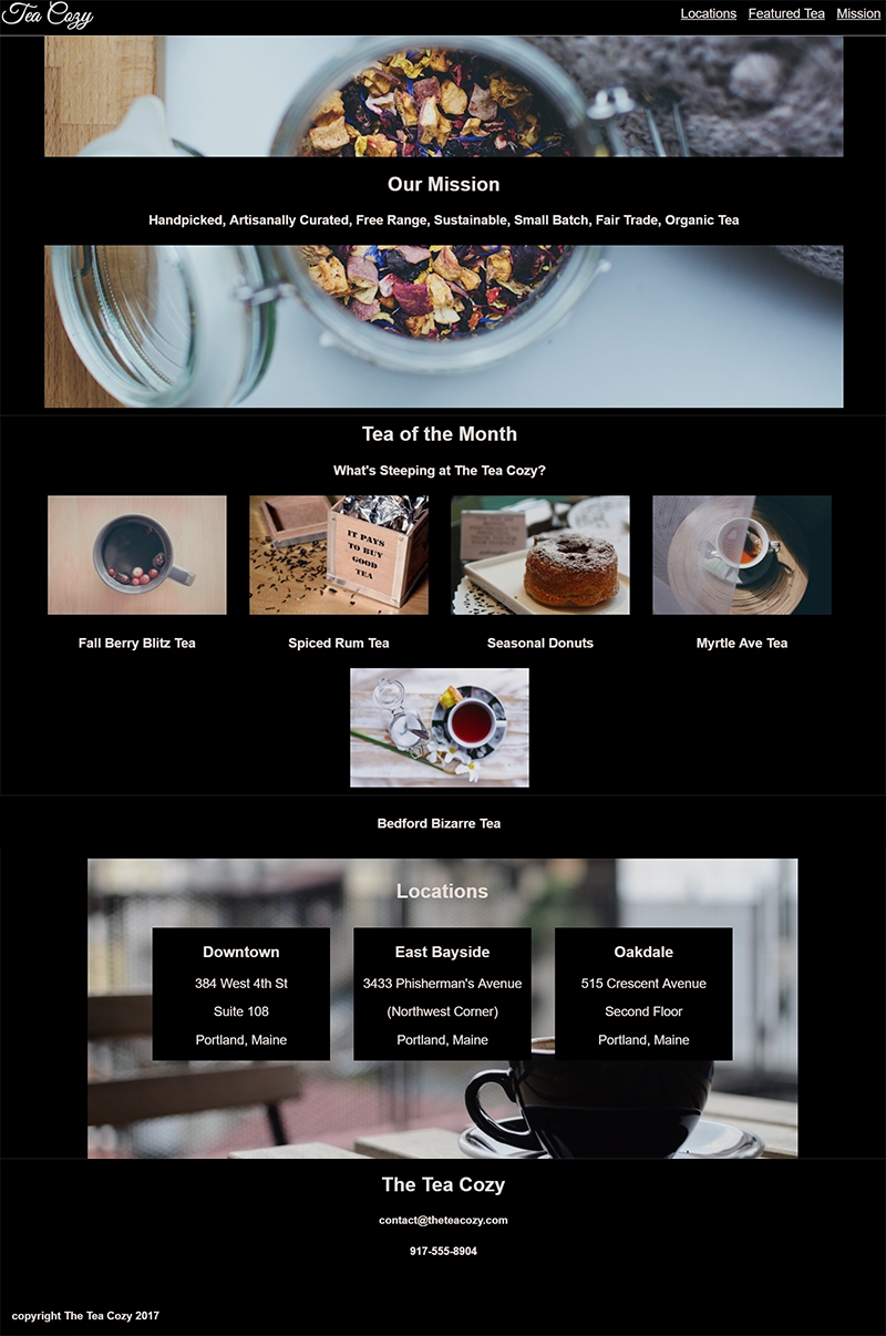 Tea Cozy Project Codecademy: Hướng Dẫn Thực Hành Lập Trình HTML & CSS